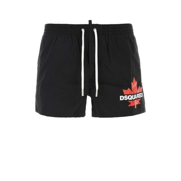 DSQUARED | Swim | Dsquared Black Stretch Nylon Swimming Shorts | Poshmark